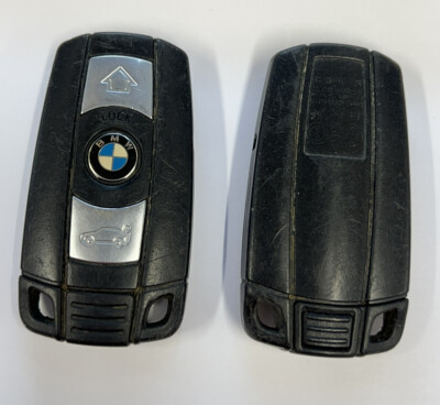 GENUINE BMW 3 BUTTON REMOTE SMART KEY FOB 1 3 5 E SERIES X5 ETC TESTED ...