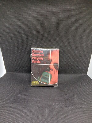 Zombie Survival Playing Cards Deck | eBay