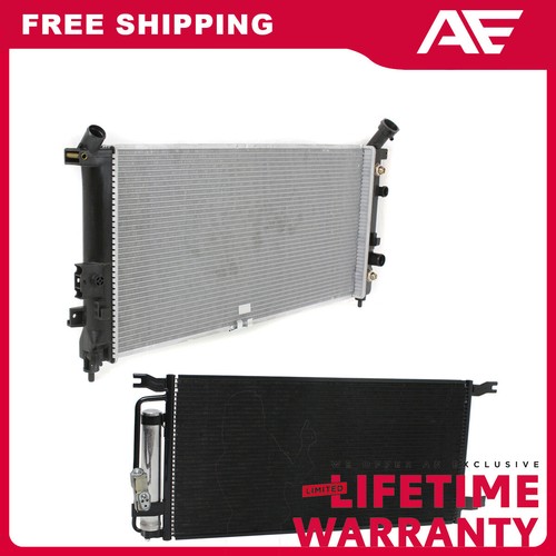 A/C Condenser + Radiator Kit For 01-07 Chevrolet Uplander Venture Buick ...