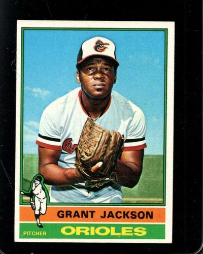 1976 TOPPS #233 GRANT JACKSON NMMT ORIOLES *X104844 | eBay