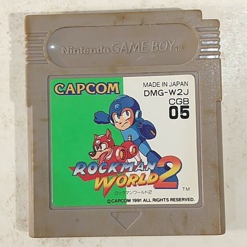 RockMan World 2 Mega Man II (Nintendo Game Boy GB, 1991) Japan Import ...