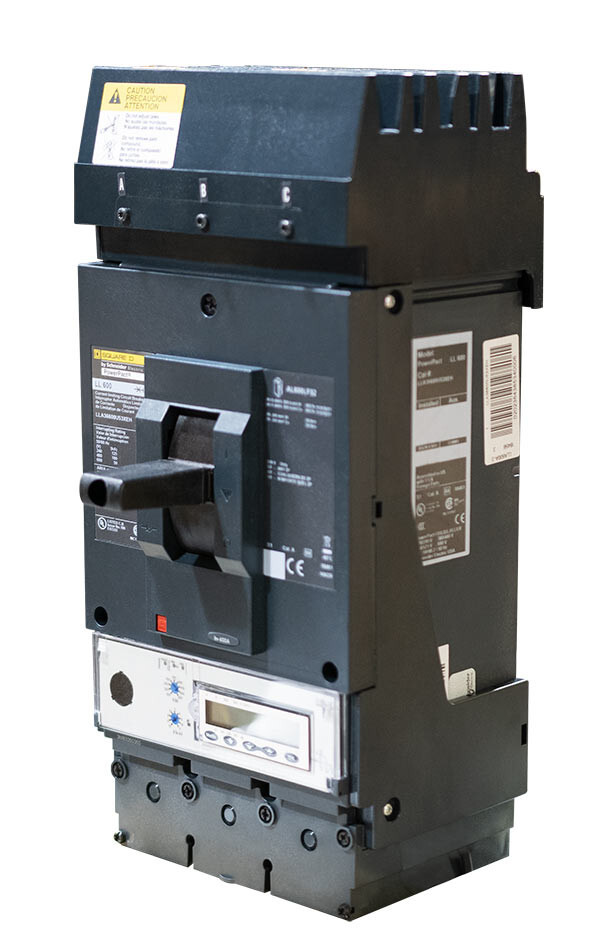 LGA36600U33X Square D 600A 600V 3P Powerpact I-Line Circuit Breaker ...