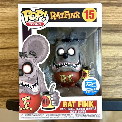 Rat Fink Funko Pop! #15 Icons Funko Shop Limited Edition Exclusive ...