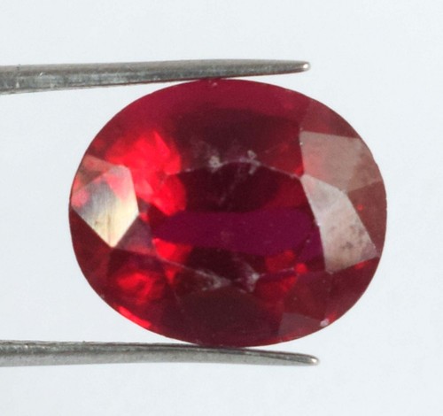 11.40 Ct Burma Red Ruby Gemstone Oval Natural Certified A33684 Bumper ...