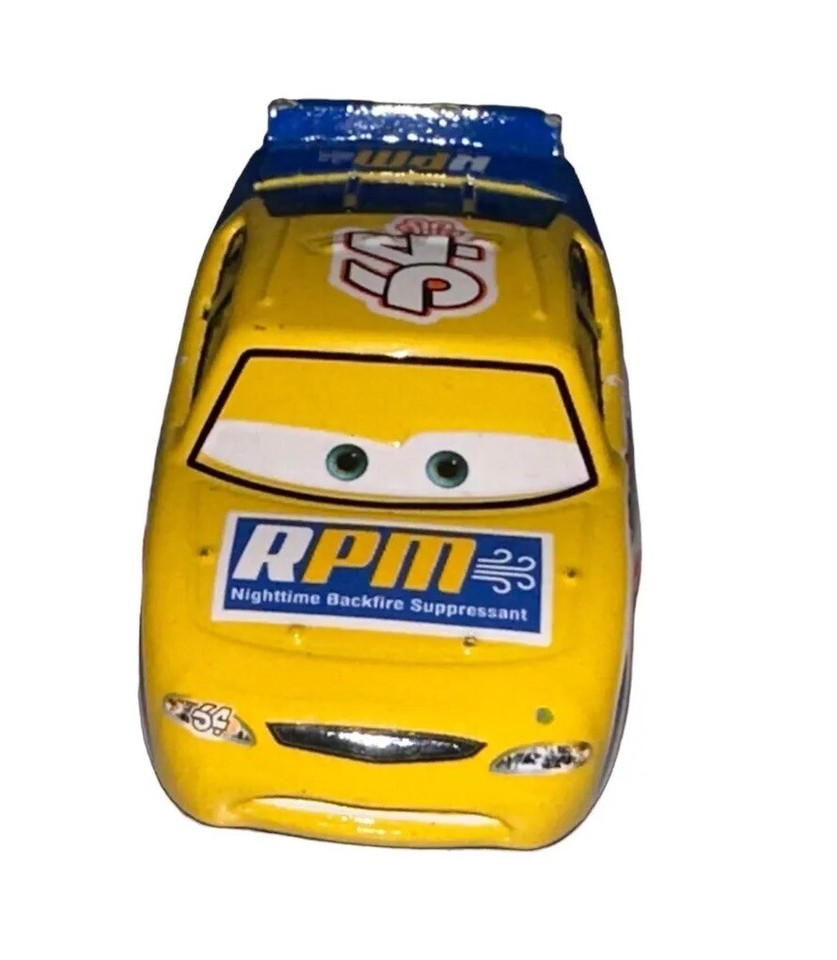 Disney Pixar Cars Winford Bradford Rutherford Yellow Die Cast Model ...