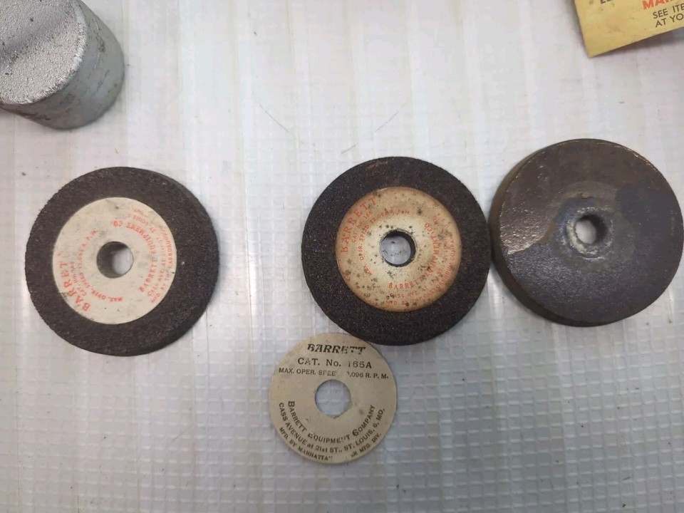 Barrett BRAKE DRUM grinder tool post B-45-1 CARBIDE WHEEL PARTS LOT AS ...