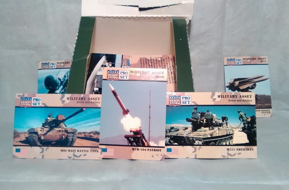 Desert Storm Pro Set Cards | eBay