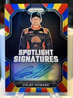 2023 Panini Prizm Colby Howard Sensational Signatures Rainbow Auto Card 12/24 | eBay