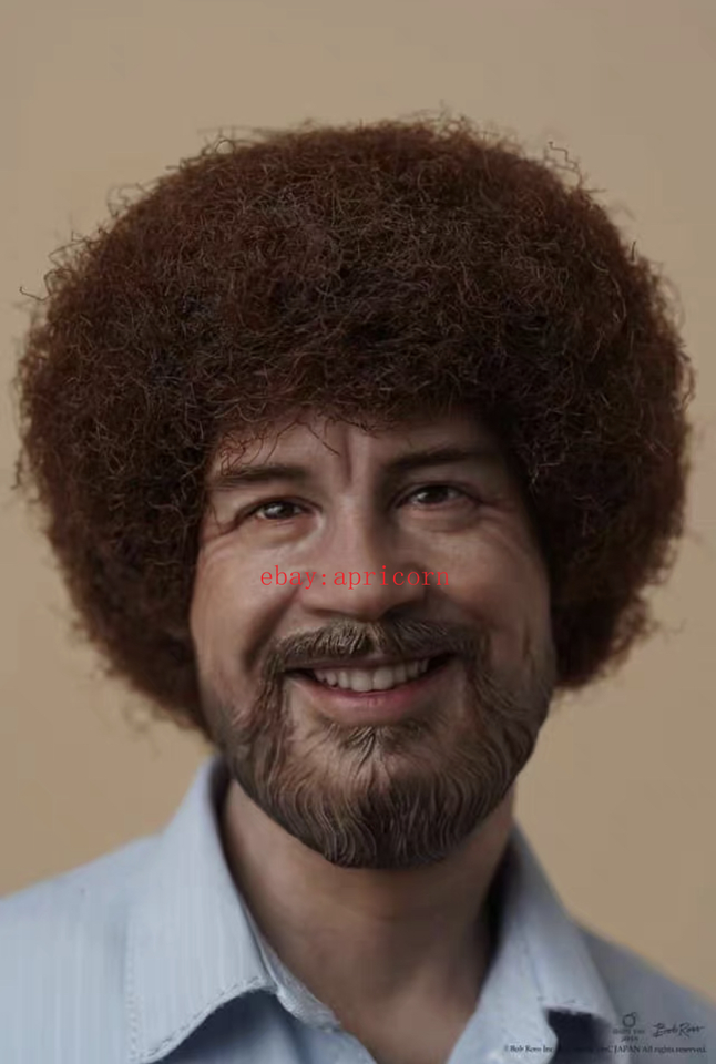 Shumi Arts Robert Norman Ross 1/6 Bob Ross Action Figure Model ...