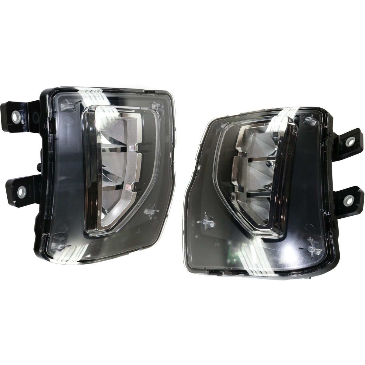 Pair Set of 2 Fog Lights Lamps Front Left-and-Right for Chevy 84000613 ...