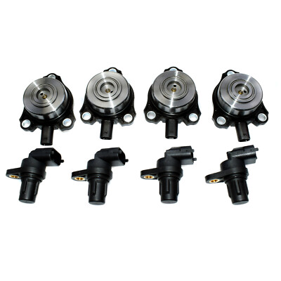 4x Camshaft Position Sensor & 4x Camshaft Magnet For Mercedes C/E/S ...