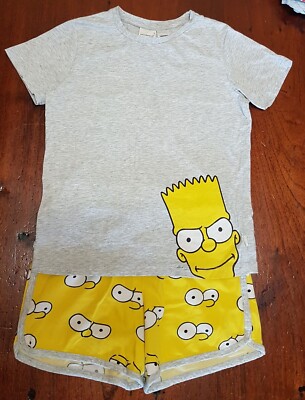 Boys/Girls Peter Alexander Simpsons Pyjamas Size 8. Excellent Condition ...