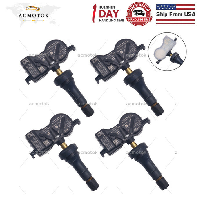 4X 433MHz TIRE PRESSURE SENSOR 68313387AB for FOR Dodge Dart JEEP TPMS ...