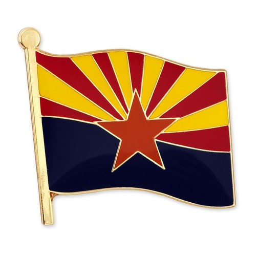 PinMart's Arizona US State Flag AZ Enamel Lapel Pin | eBay