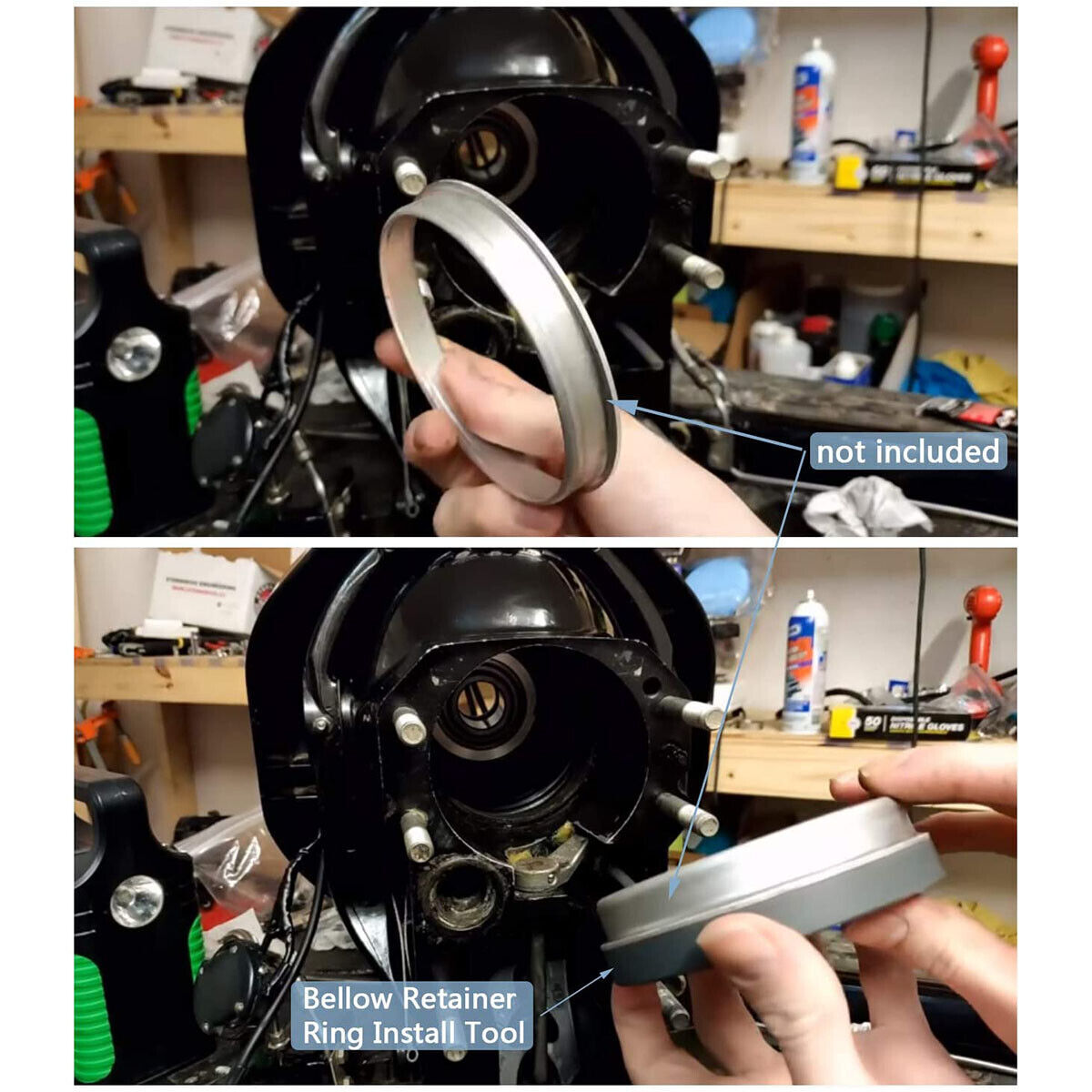Bellow Retainer Ring Sleeve Installation Tool for Mercruiser Bravo ...