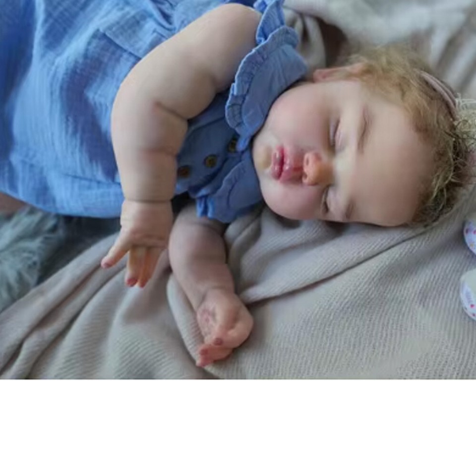 24in Reborn Doll Pickle Painted Toddler Fat Finished Baby Cloth Body ...