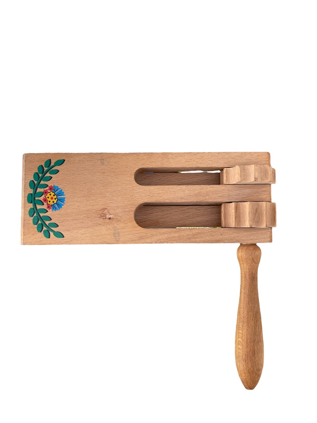 Vintage Rare Wood PURIM Rattler Jewish Grogger antique gragger ...