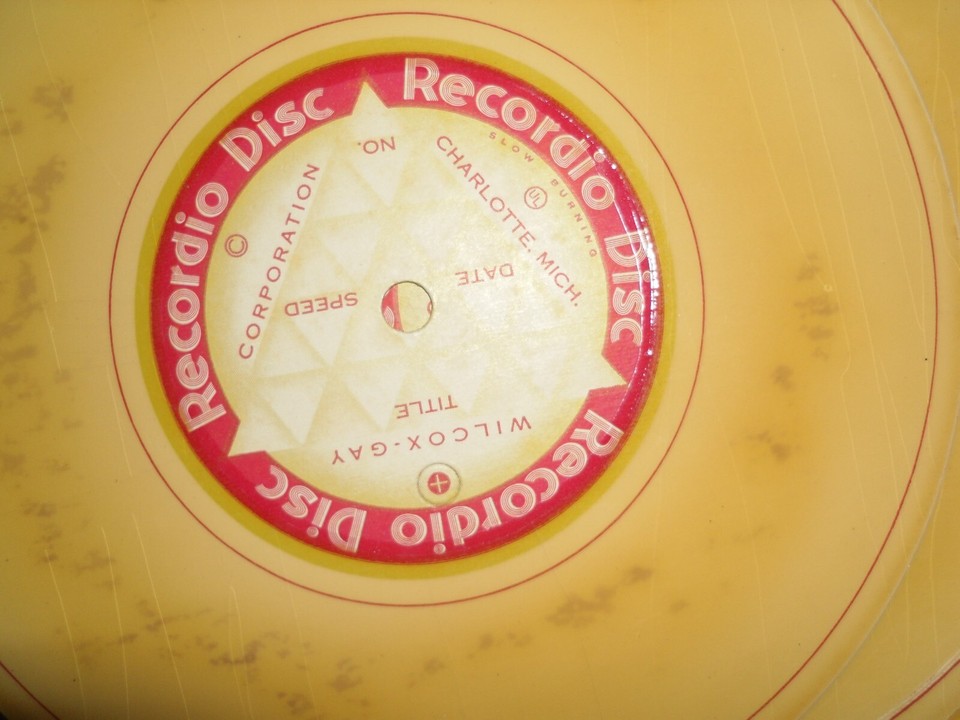 Vintage Wilcox-Gay Recordio discs | eBay