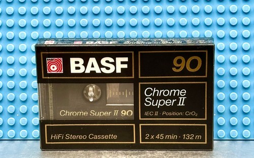 BASF CHROME SUPER II 90 1988 EUROPE TYPE II BLANK CASSETTE TAPE (SEALED) | eBay