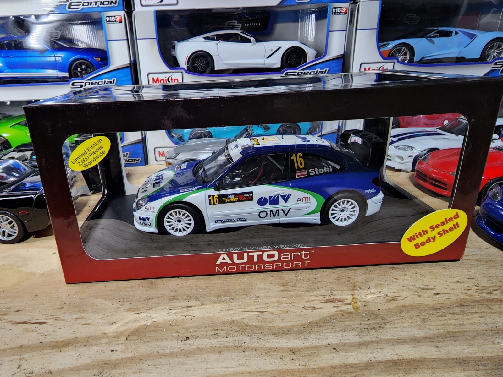 Auto Art Model CITROEN XSARA WRC 2005 1/18 M.STOHL RALLY OF CYPRUS | eBay