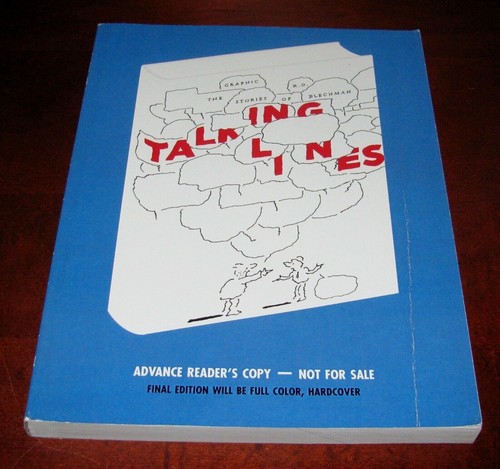Talking Lines R.O. Blechman ARC Advance Reader Copy Drawn Quarterly ...