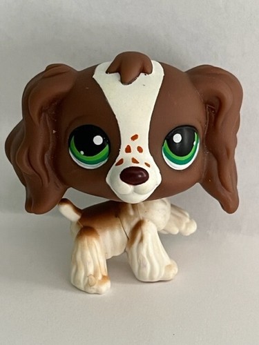 2005 Littlest Pet Shop LPS #156 Brown cocker spaniel dog | eBay