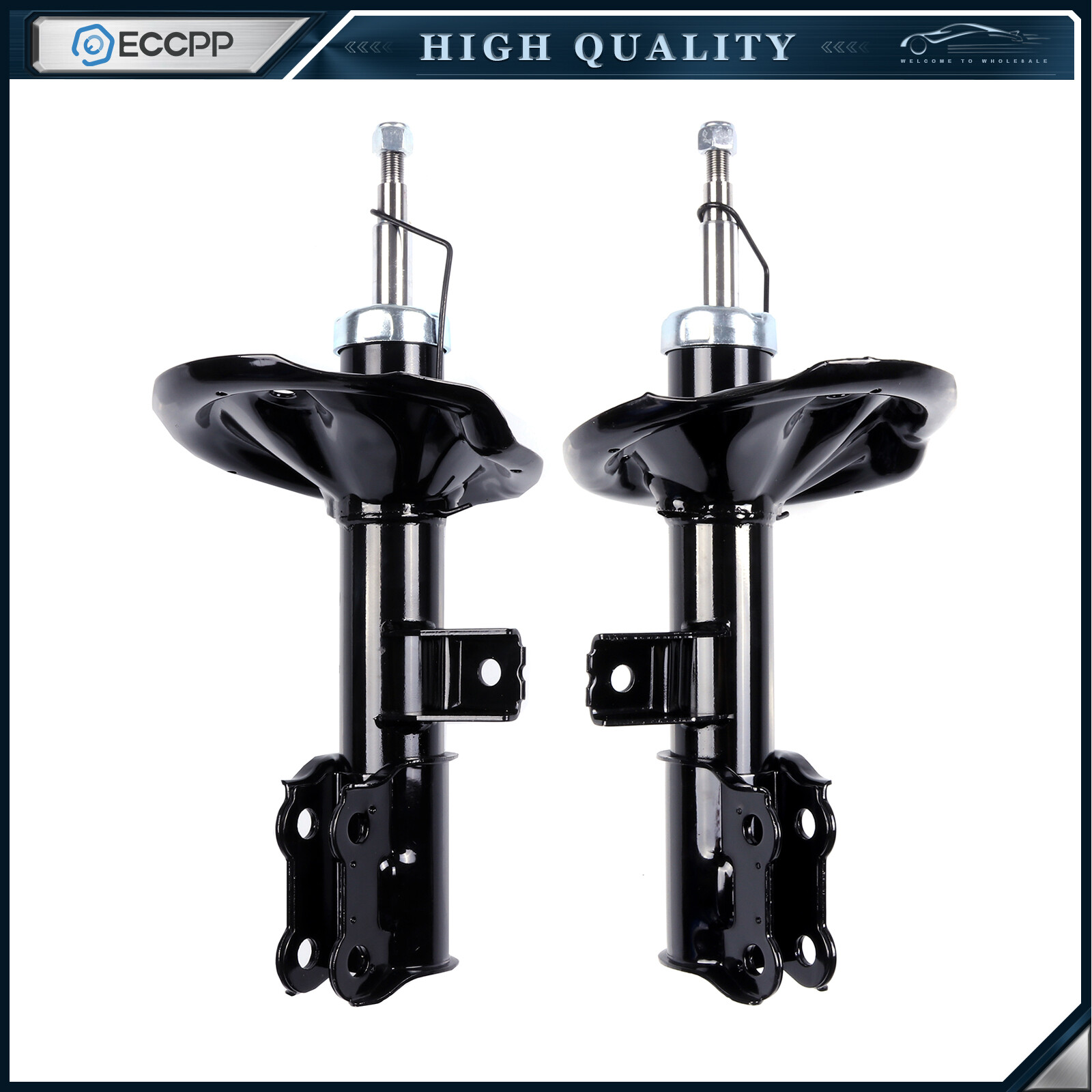 Front Set Shocks Struts Assembly Kit 2010-2013 For Kia Forte 2.0L L4 ...