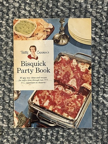 Vintage 1957 Betty Crocker's Bisquick Party Book Recipe Booklet 97 ...