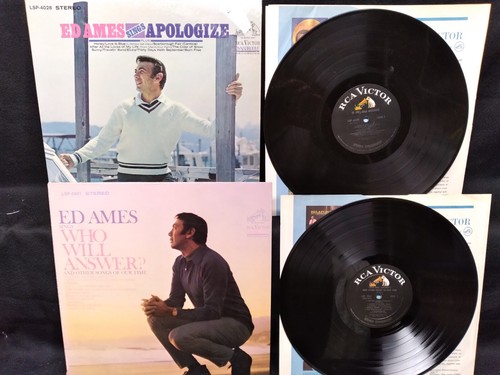 Ed Ames Sings Who Will Answer and Apologize Vinyl LP RCA records lot of ...