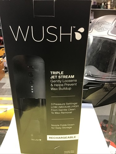 WUSH Pro Water Powered Ear Cleaner Safe Effective Electric Triple Jet ...