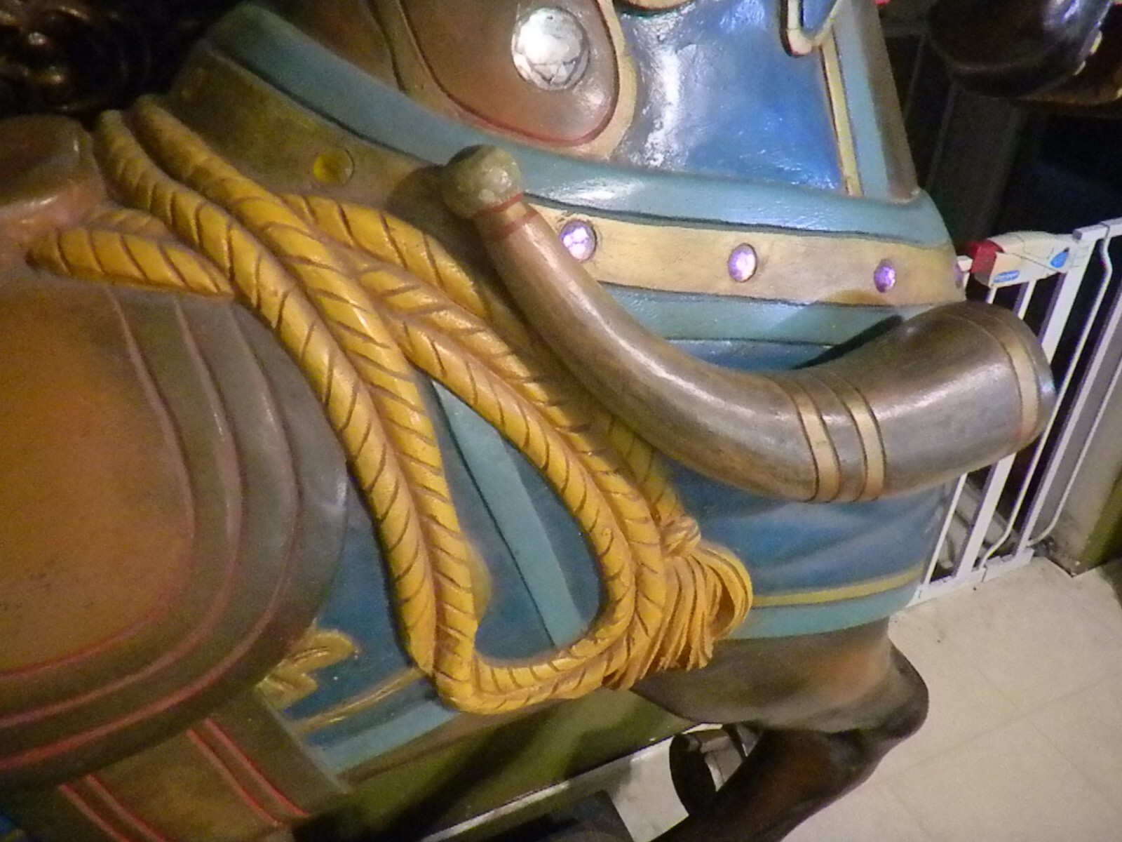 Full Size Looff Style Wooden Medieval Armored Jumper Carousel Horse | eBay