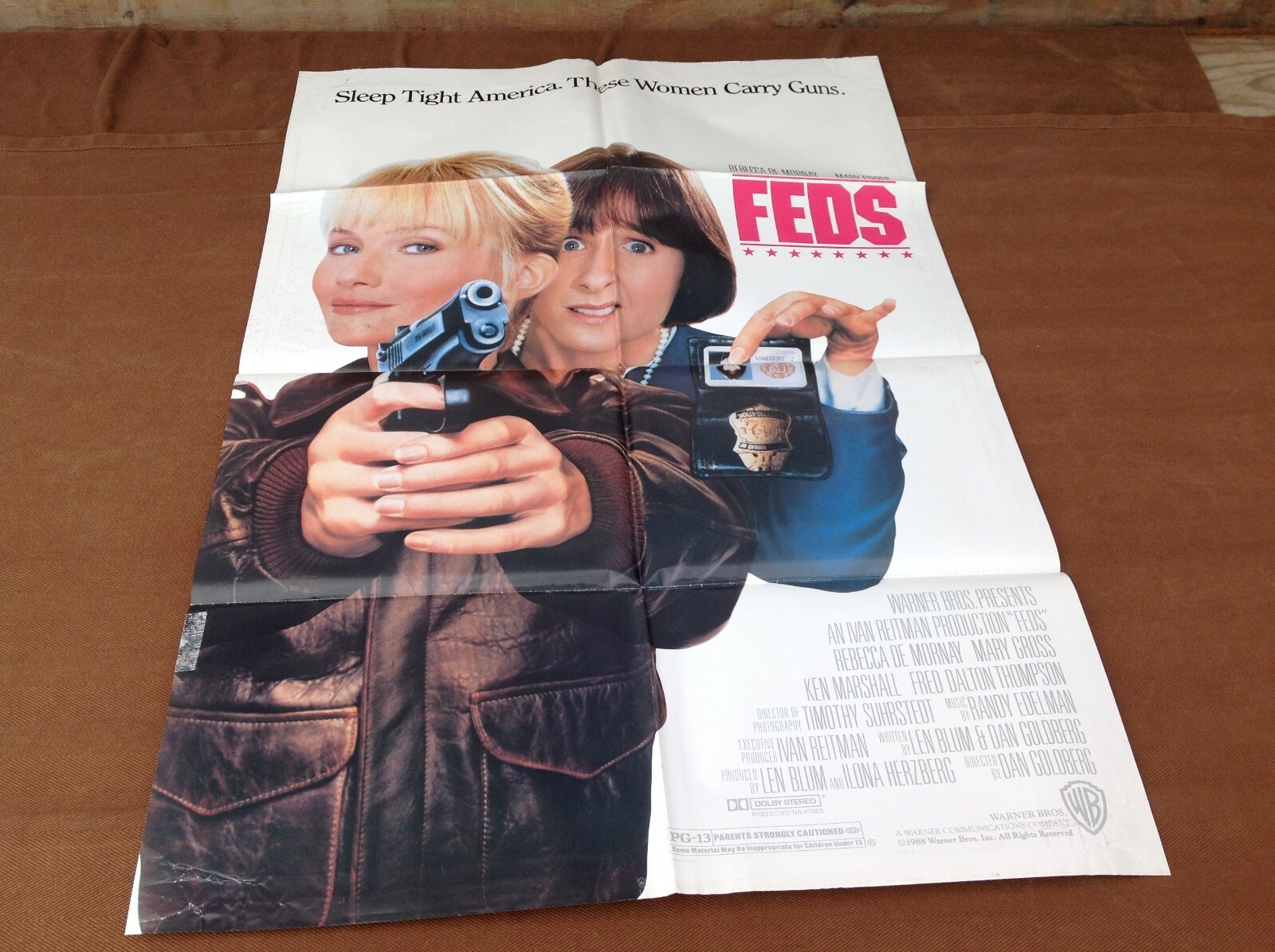 1988 Feds Original Movie House Full Sheet Poster | eBay