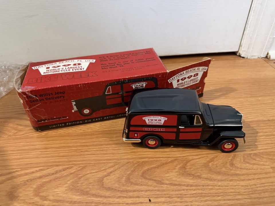 RARE* 1998 DAYTONA BIKE WEEK WILLYS JEEP PANEL WITH GOLD KEY | eBay