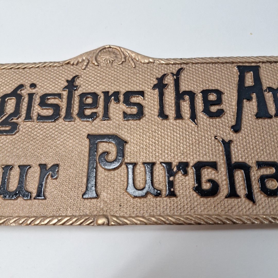 NCR Register Top Sign Reproduction ( 14 3/4) | eBay