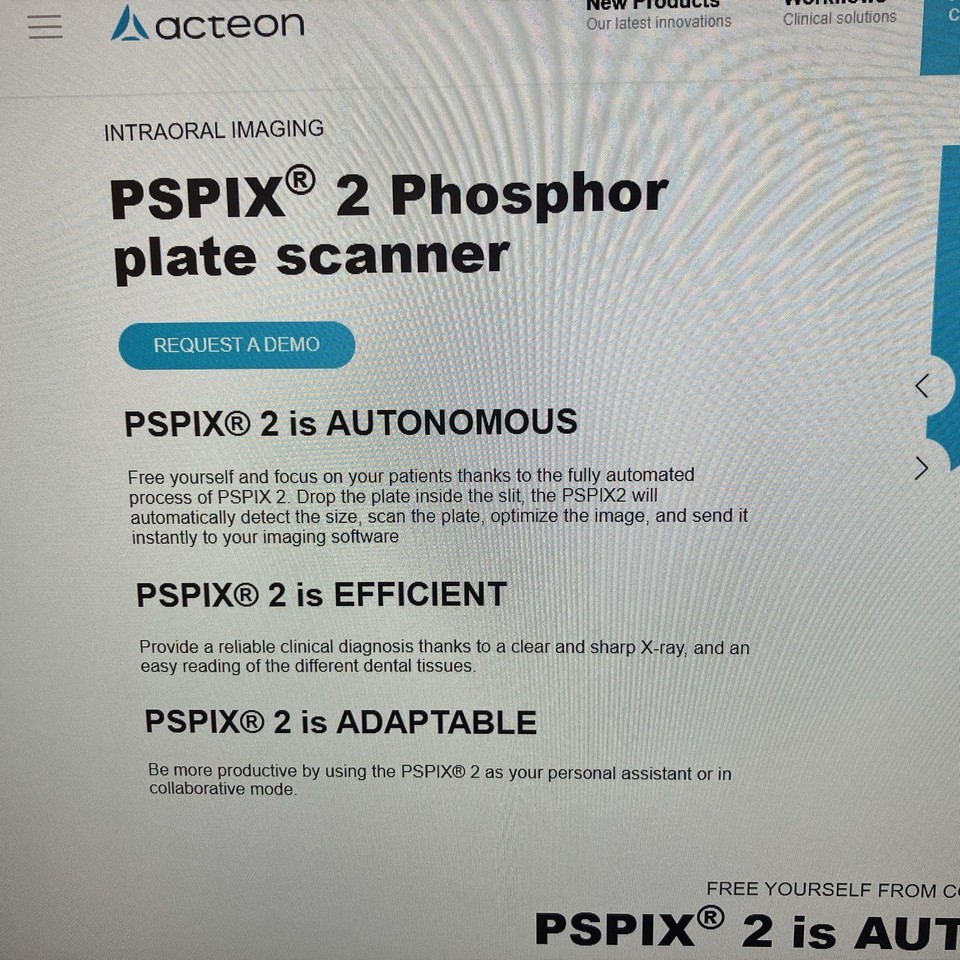 Acteon PSPIX 2 Phosphor Image Plate Scanner | eBay