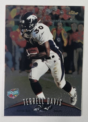 1999 Topps Finest Jumbo Pro Bowl 4" x 5 5/8" #10 TERRELL DAVIS (B) | eBay