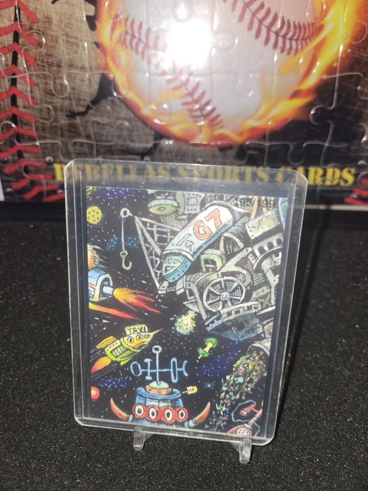 CRUSTY DUSTY 2023 GPK INTERGOOLACTIC GREY BORDER PARALLEL #/199 RARE ...