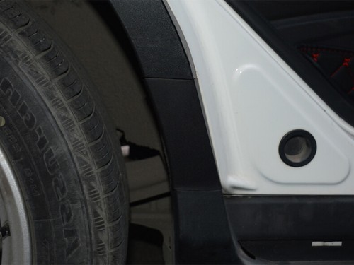 Plastic Black Co-pilot Side Step Foot Pedal Ends For Ford Escape Kuga ...
