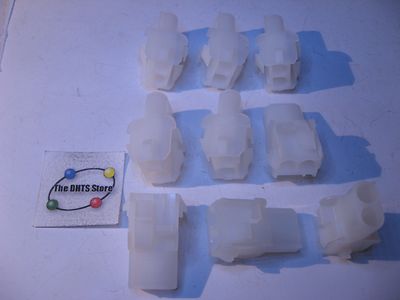 QTY 9 Tyco Connector 1-480699-0 Plug Housing Shell 2 Circuits Nylon ...