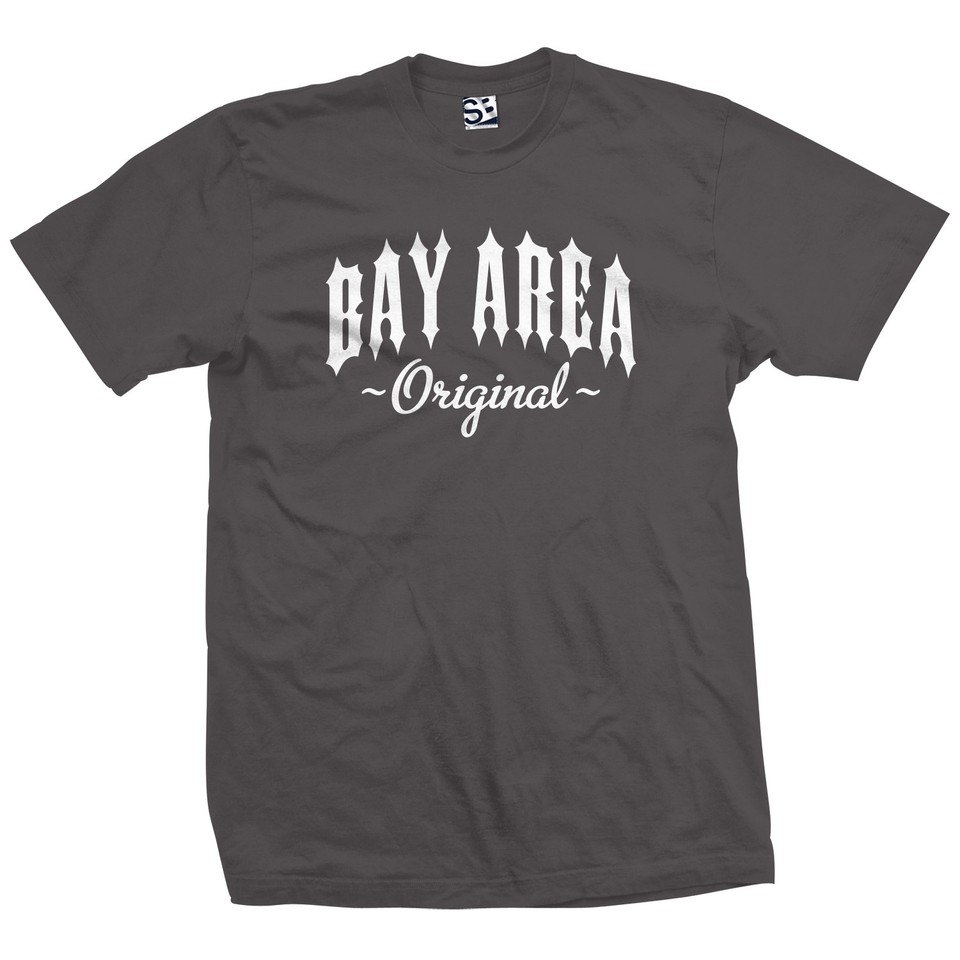 Bay Area Original Outlaw T-Shirt Born Bred Raised Straight Outta Mens ...