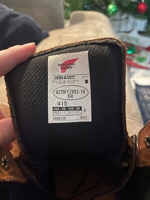 Red Wing 415 Dynaforce 6” 10.5 - Brand new - Brown Leather | eBay