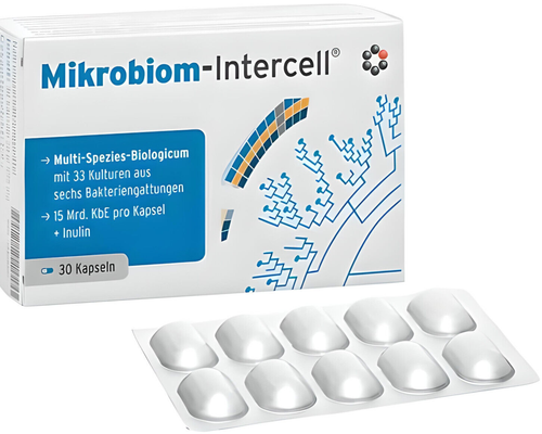 MICROBIOME-INTERCELL® PROBIOTICS 15 BILLION 33 STRAINS 30 Capsules ...