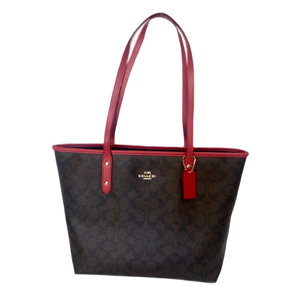 NEW Coach Crossgrain Leather City Zip Tote F58846 F294887 F57522 F38161 ...