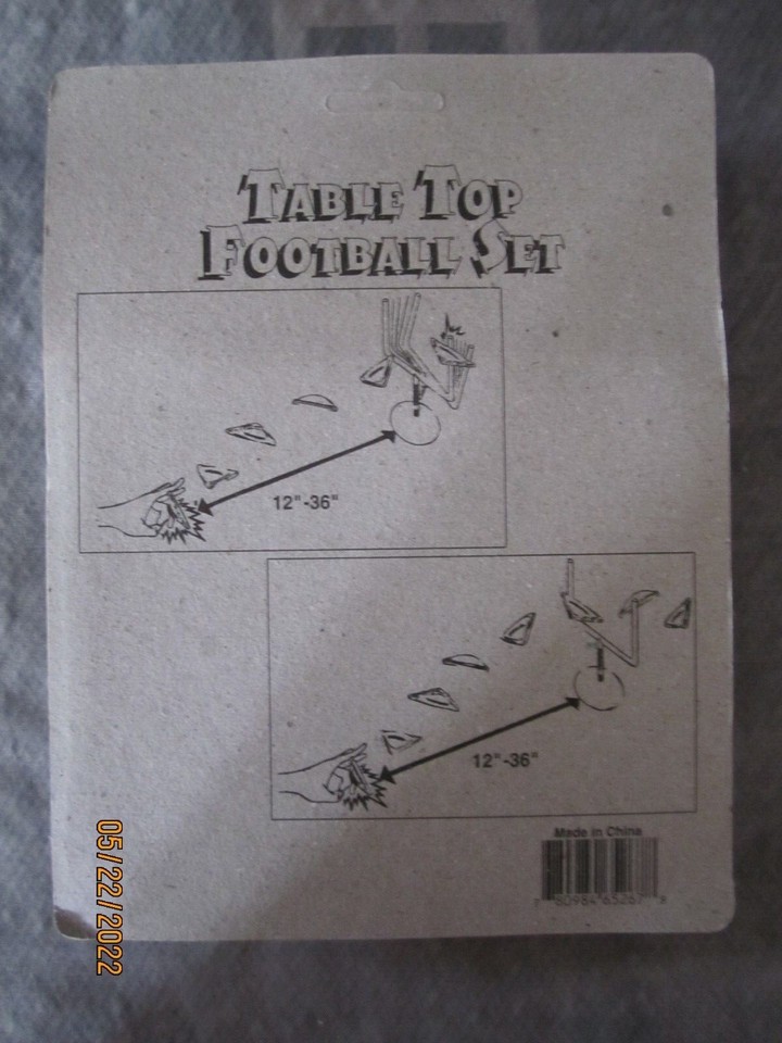 Desktop Classic Vintage Table Top Football Game With Football And ...