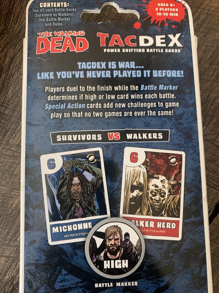 THE WALKING DEAD CARD GAME POWER SHIFTING BATTLE CARDS SURVIVORS VS ...