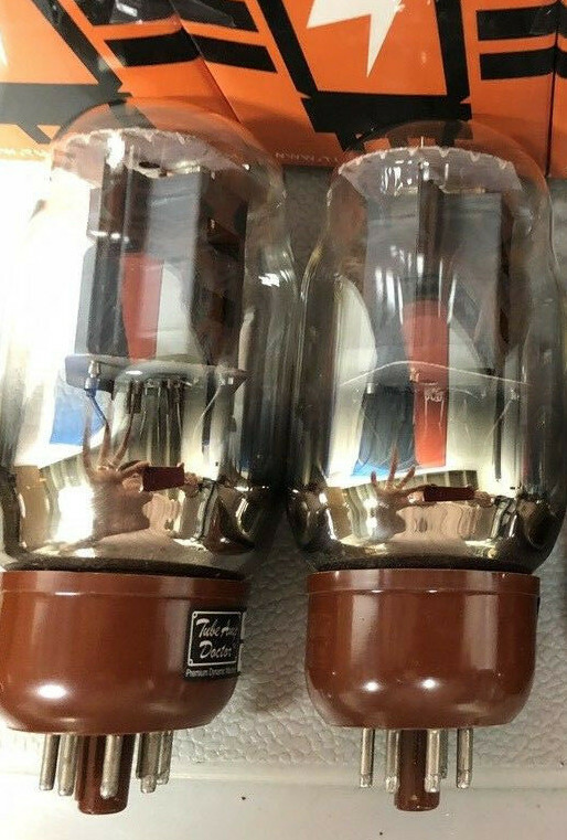 Matched pair Tube Amp Doctor TAD KT66-STR Genalex Tube Remake 6L6 QUAD ...