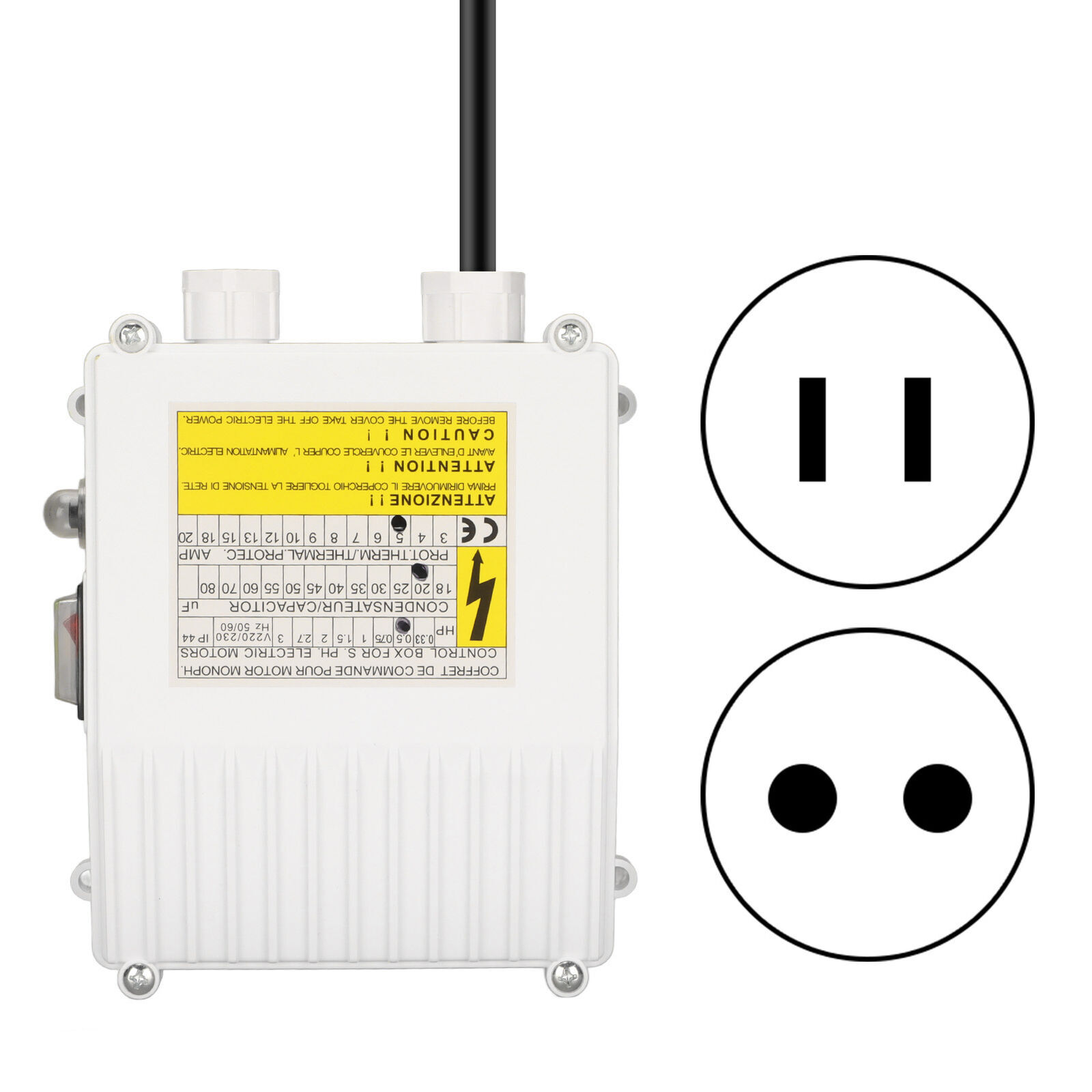 Deep Well Pump Submersible Pump External Control Box Water Pump Switch ...