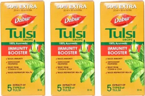 Dabur TULSI DROP-IMMUNITY BOOSTER PACK OF 3(30MLX3) (90) | eBay