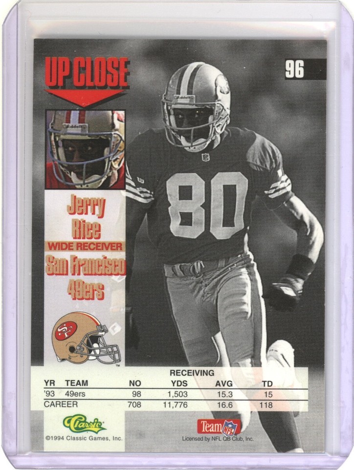 1994 Classic Images #96 Jerry Rice | eBay