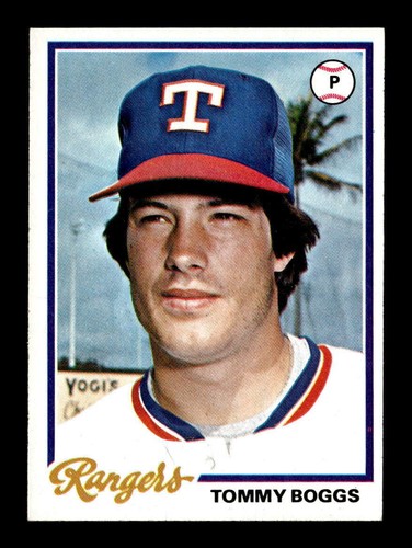 1978 Topps #518 Tommy Boggs Texas Rangers EX+ Baseball Card *I140 | eBay